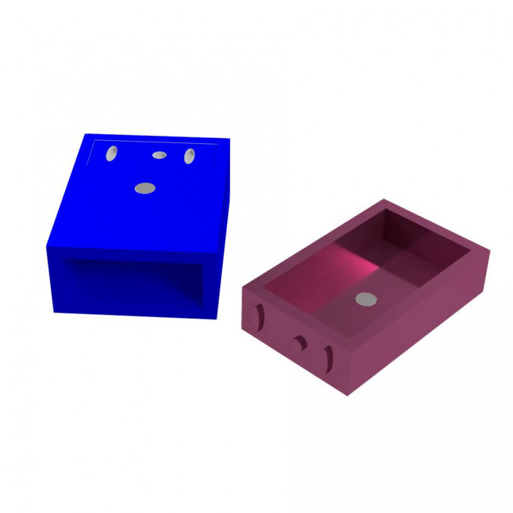 3D Printable Matchbox Puzzle by Mark Ingle