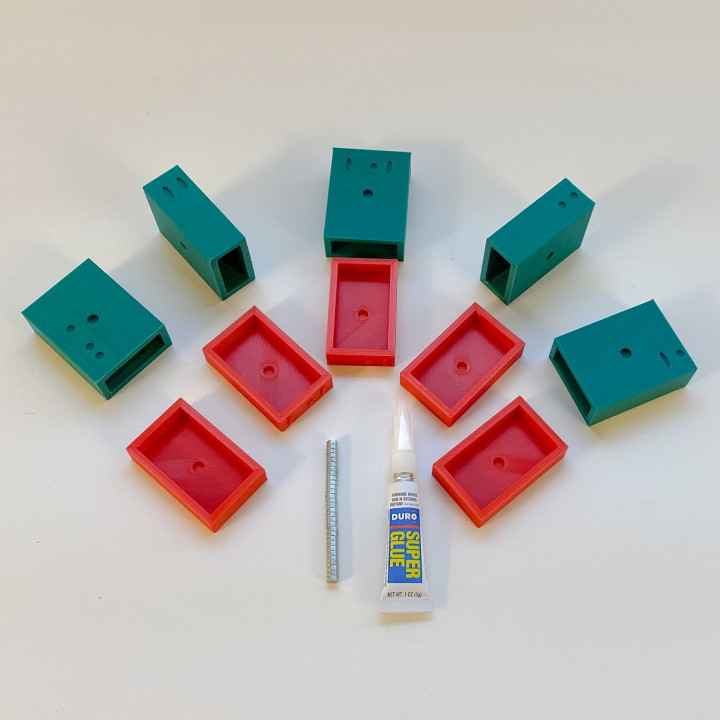 3D Printable Matchbox Puzzle by Mark Ingle