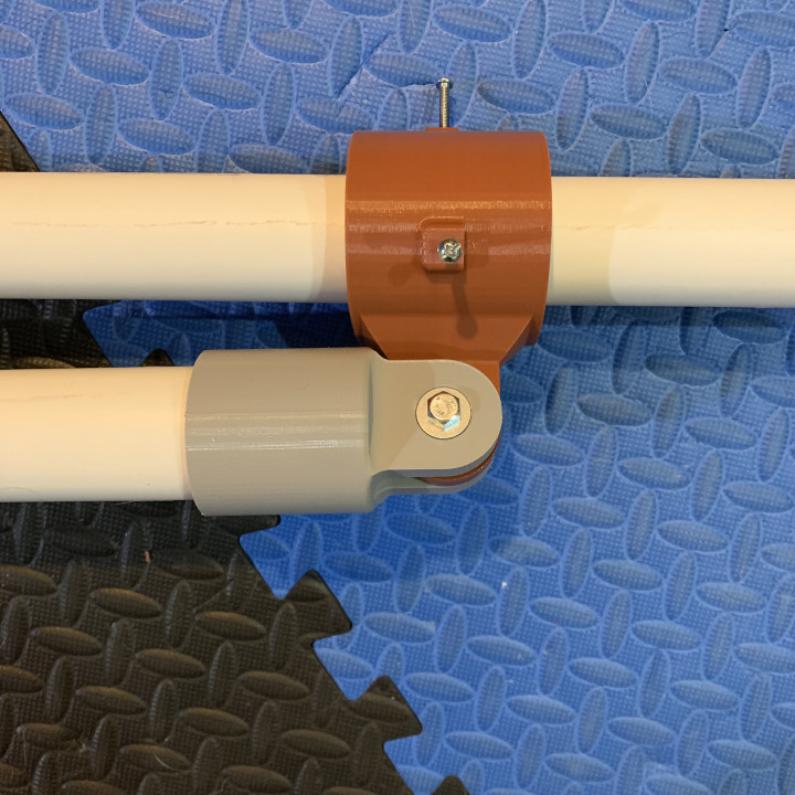 3D Printable PVC Sliding Mount by Maximalian Kephart