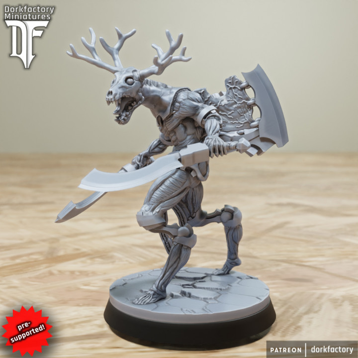 3D Printable Dark Flayed-God by Dorkfactory Miniatures