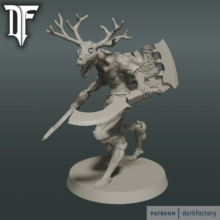 3D Printable Dark Flayed-God by Dorkfactory Miniatures