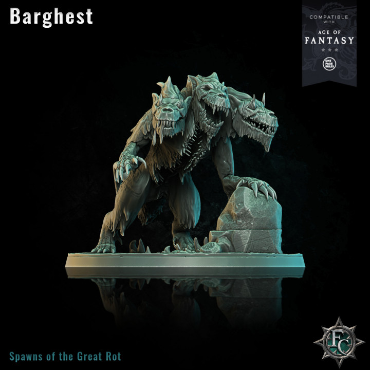 3D Printable The Barghest by Fleshcraft Studio