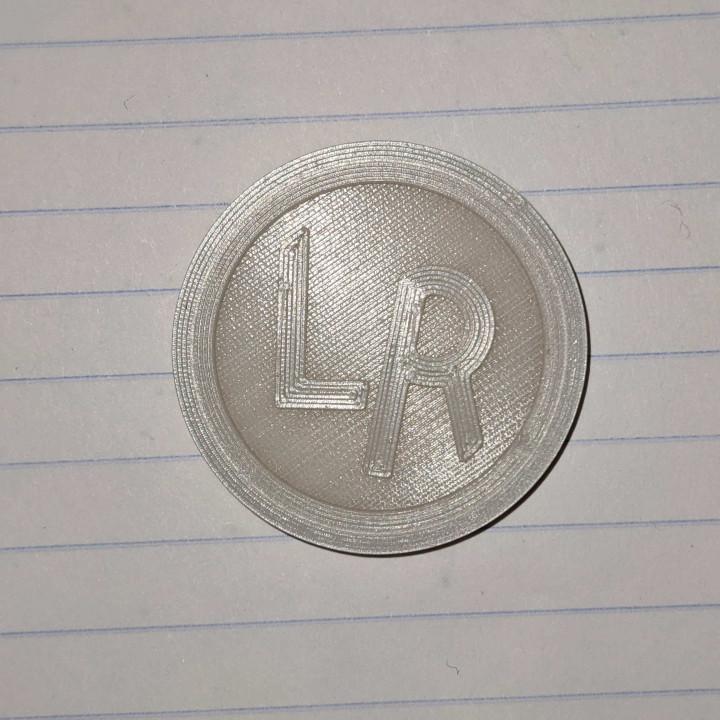 3D Printable Maker Coin | Lensor Radii | Lens Makes Coins by Lens