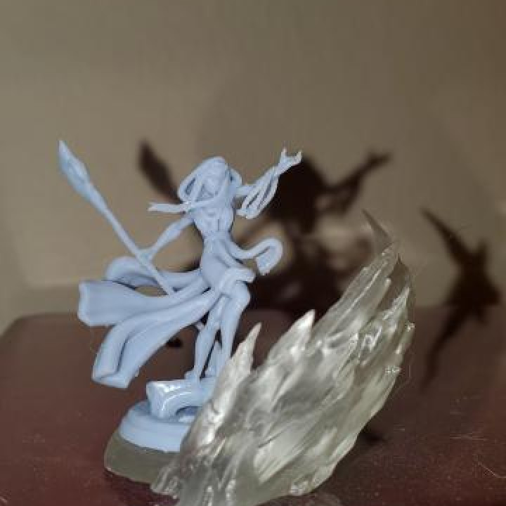 3D Printable Spell Effect Bases by Twin Goddess Miniatures