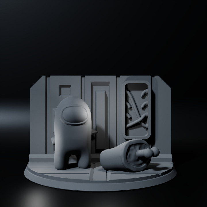 3D Printable Impostor Among Them (Desk Display) by SinNerds