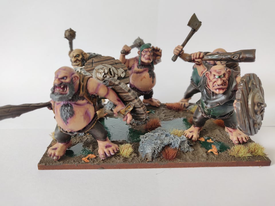 3D Printable Ogre Warband Bundle by Warp Miniatures