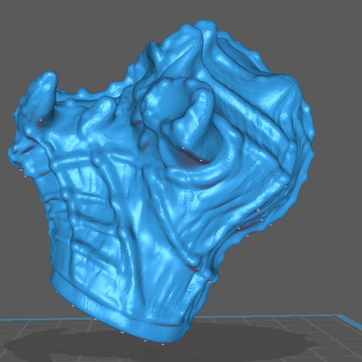 3D Printable Bone alien by Hauke