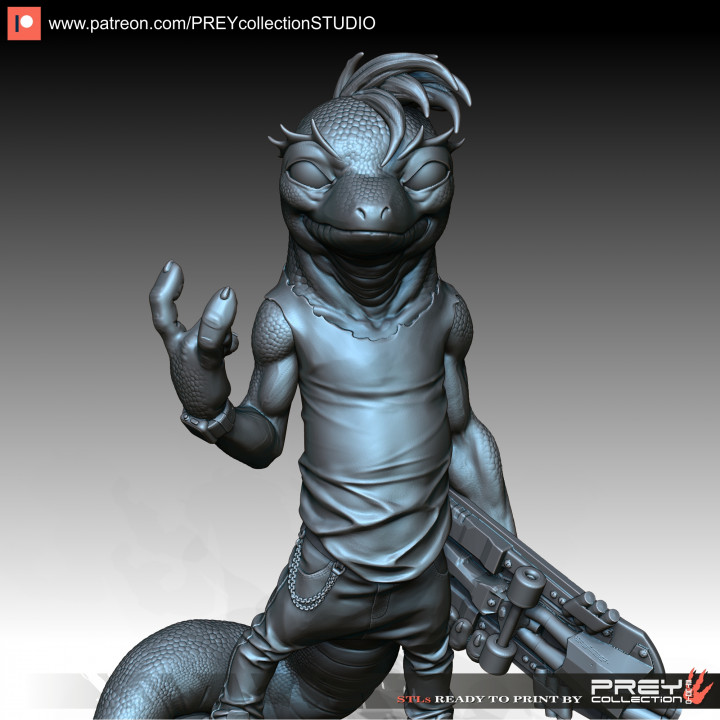 3D Printable MONDO GECKO by Alex