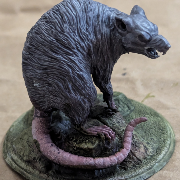 3D Print of Giant rat by Makerinator