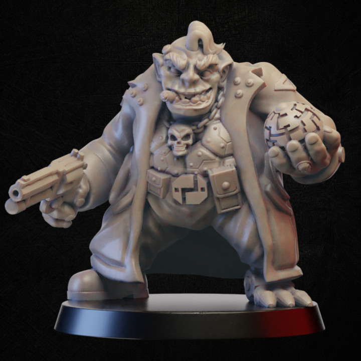 3D Printable Cyberpunk troll by Stanislav Kuznetsov