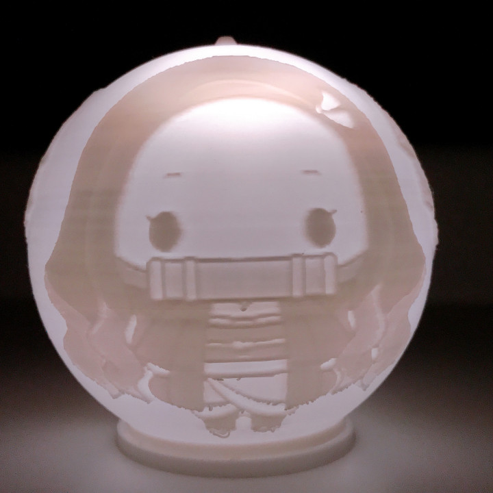 3D Printable Lithophane - 鬼滅之忍 (6) by 3DP Park 小白的3DP樂園
