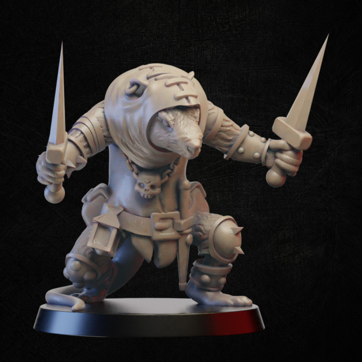 3D Printable rat assassin by Stanislav Kuznetsov