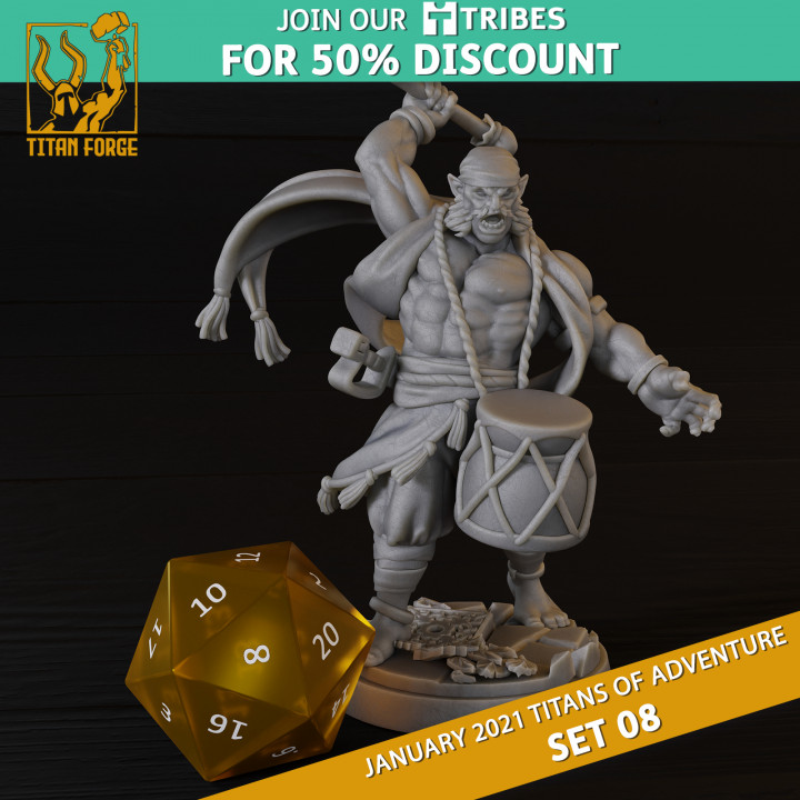 3D Printable RPG - DnD Hero Characters - Titans of Adventure Set 8 by ...