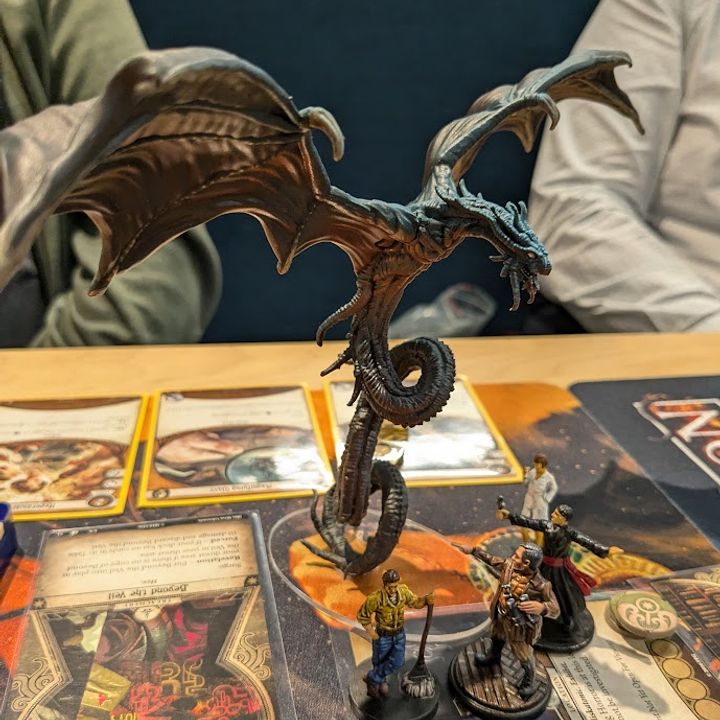 3D Print of Hunting Horror Rising Up / Flying Serpent / Lovecraft ...