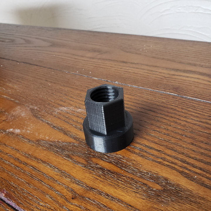 3D Printable Nut and Washer Razor Holder by Jake Warner