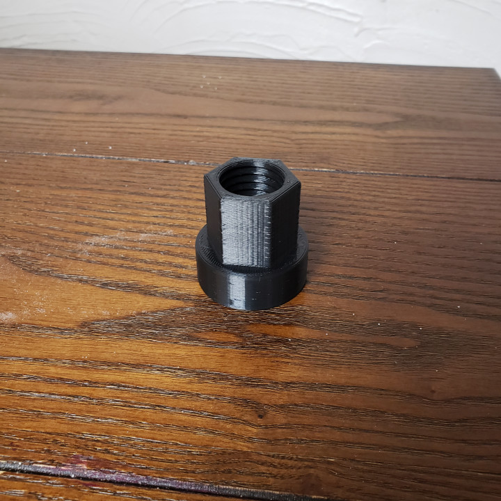 3D Printable Nut and Washer Razor Holder by Jake Warner
