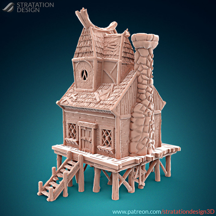 3D Printable Witch House by Stratation Design
