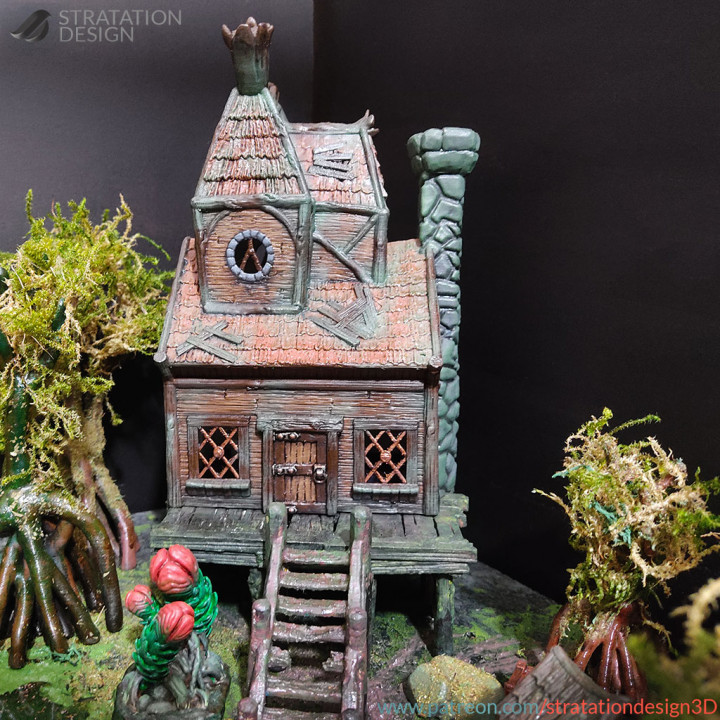 3D Printable Witch House by Stratation Design