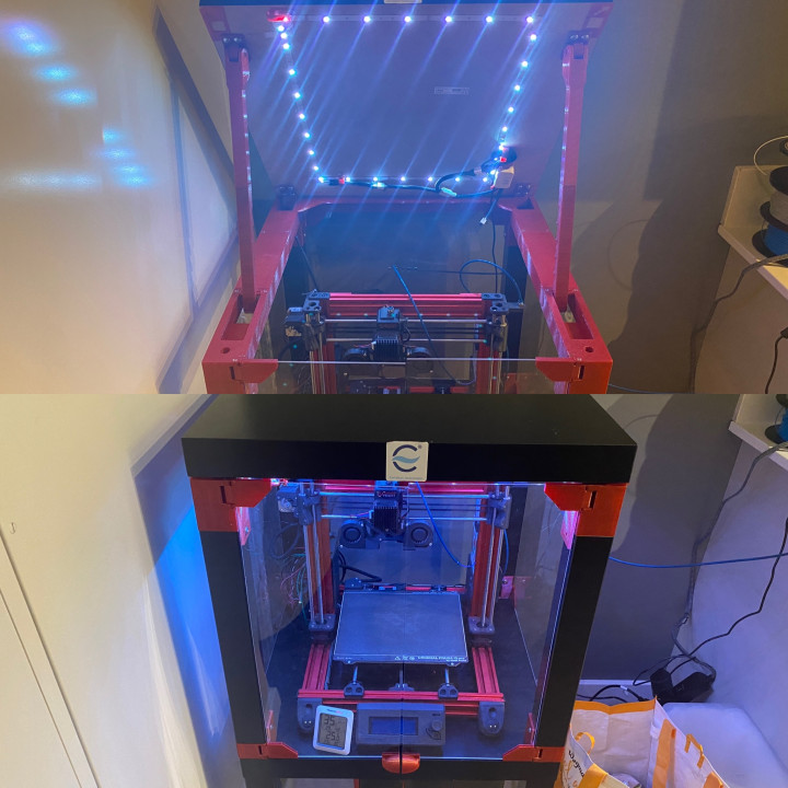 3D Printable Prusa V2 Enclosure by Brandon Beller