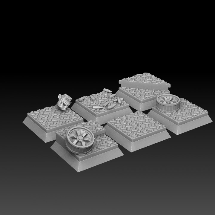 3D Printable Base Megapack by Sharedog Miniatures