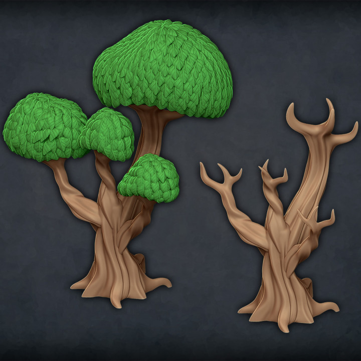 3D Printable tree by Jacob Olsson - Roleplaying & Miniatures