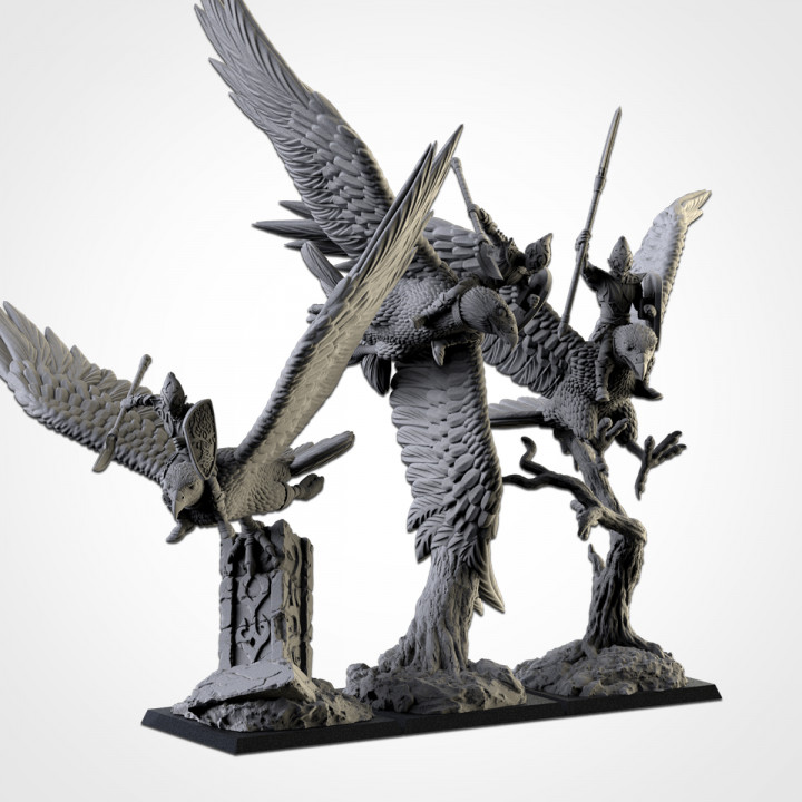 3D Printable Hawk Riders by Txarli Factory