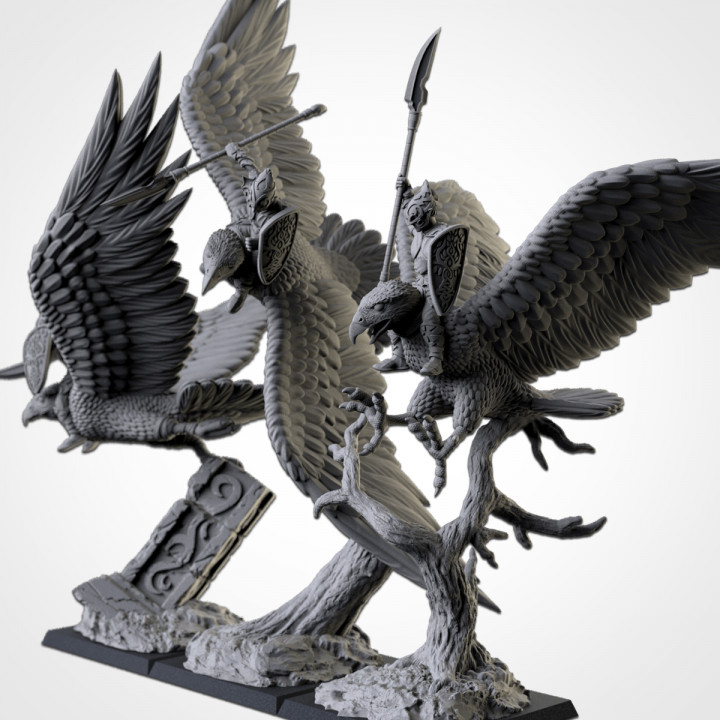 3D Printable Hawk Riders by Txarli Factory