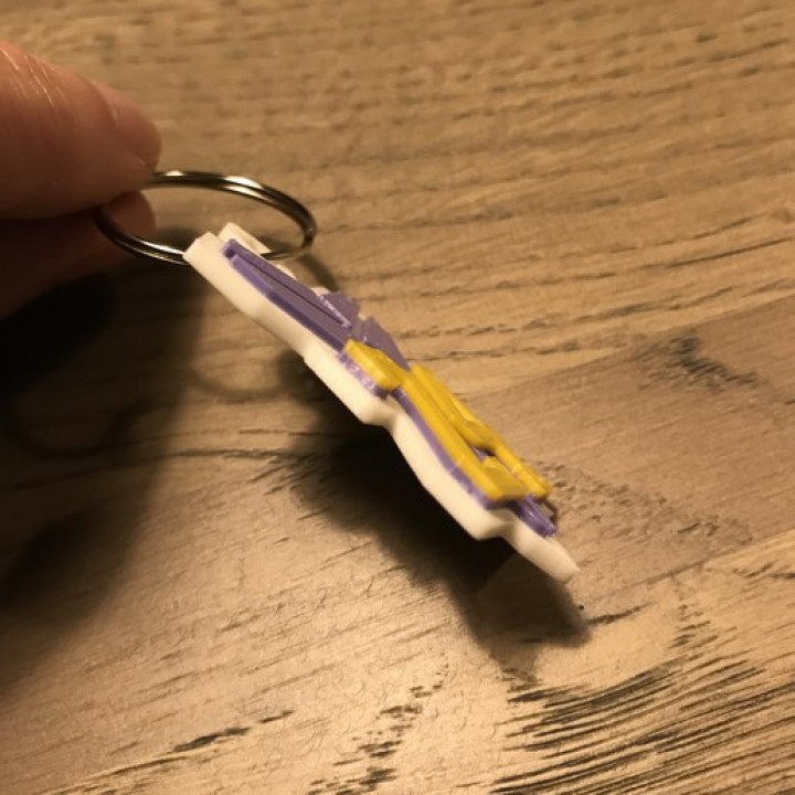 3D Printable Kobe Bryant Keychain by The 3D Smith