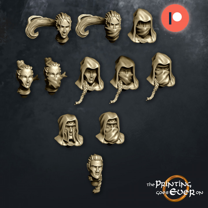 3D Printable Modular Elven Rangers - Presupported by The Printing Goes ...
