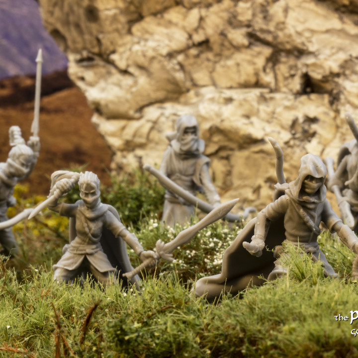 3D Printable Modular Elven Rangers - Presupported by The Printing Goes ...