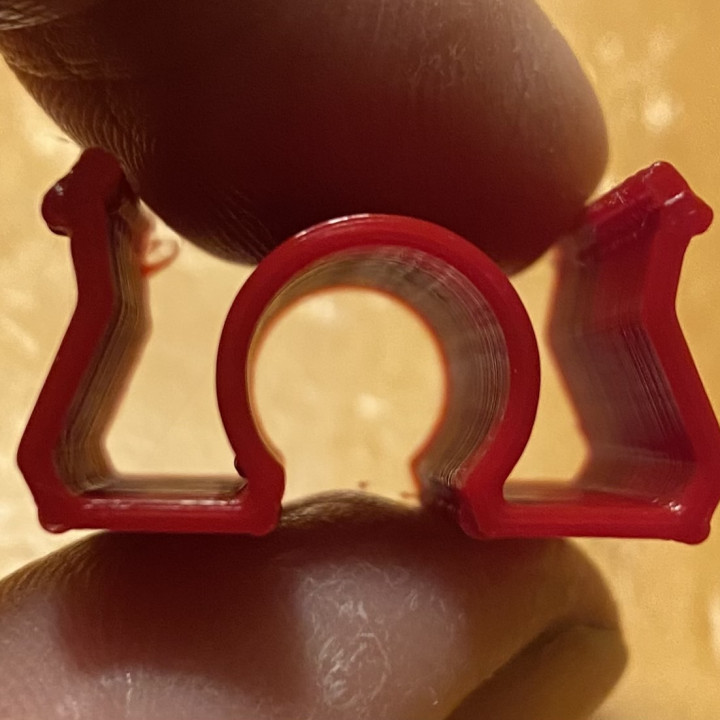 3D Printable Mid-70s Closet Door Track Spring Retainer by Todd Sampson