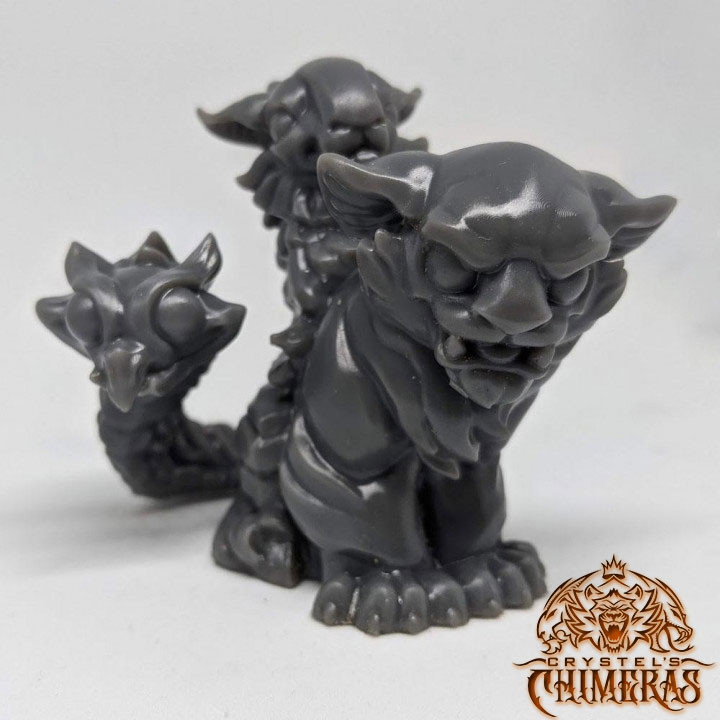 3D Printable Mini Chimera by Crystel Land