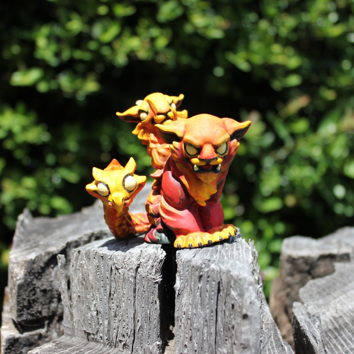 3D Printable Mini Chimera by Crystel Land
