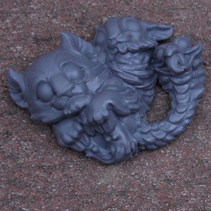 3D Printable Baby Chimera by Crystel Klein