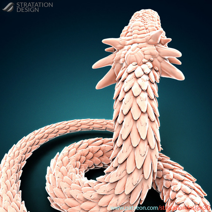 3d Printable Basilisk By Stratation Design