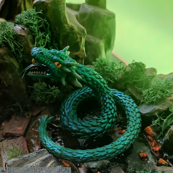 3D Printable Basilisk by Stratation Design