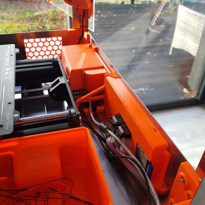 3D Printable Prusa-box enclosure for Prusa mk3s mk2.5s by Printer-box