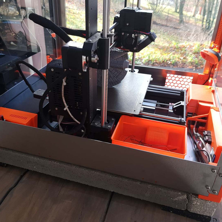 3D Printable Prusa-box enclosure for Prusa mk3s mk2.5s by Printer-box