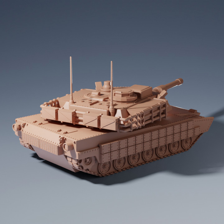 3D Printable Main Battle Tank by Productions Diratia