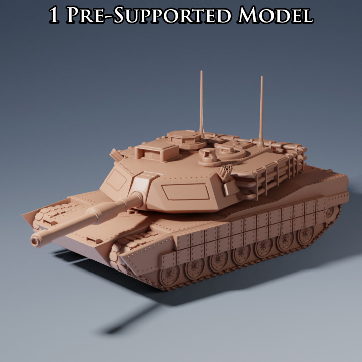 3D Printable Main Battle Tank by Productions Diratia