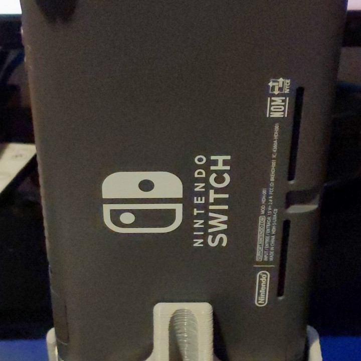 3D Printable Switch Lite Tate Mode Stand by Christopher Kettle