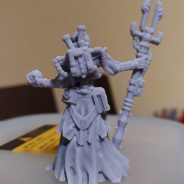 3D Print of Cyborg lich by BKMorpheus
