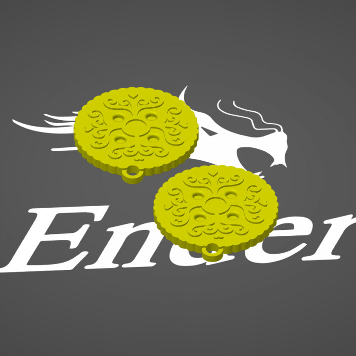 3D Printable Oreo style cookie valentines keychains by leandro almeida