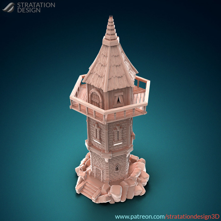 3D Printable WatchTower by Stratation Design