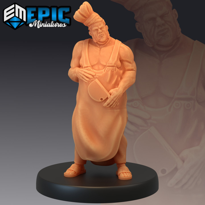 3D Printable Villager Cook / Village NPC / Human Character by Epic ...