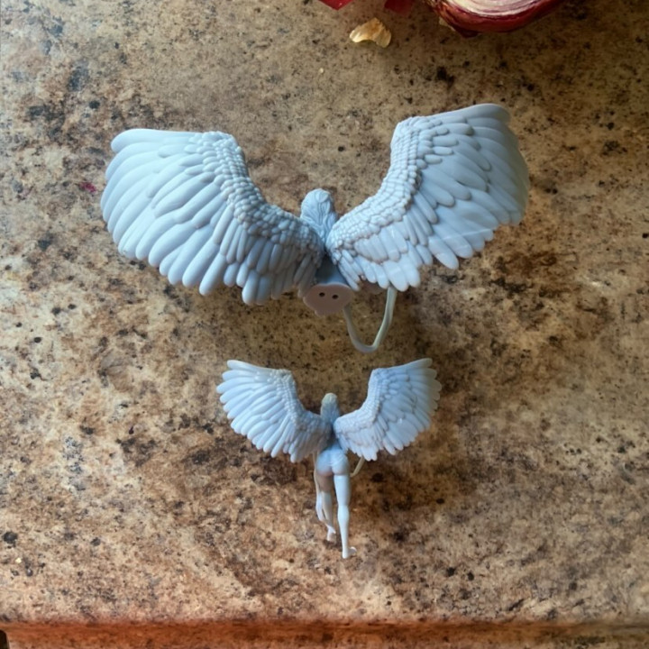 3D Printable Deva - Tabletop Miniature (Pre-Supported) by YKS Miniatures