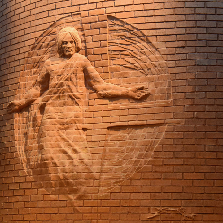 3D Printable Brick Jesus by Ken Snyder