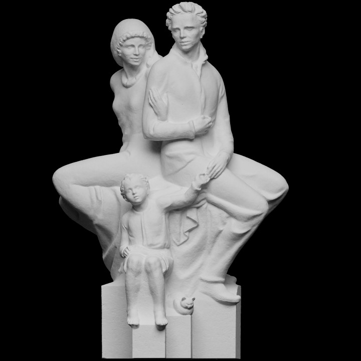 3D Printable The Family by Noe 3D