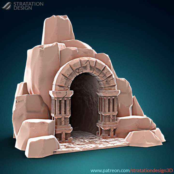 3D Printable Cavern by Stratation Design