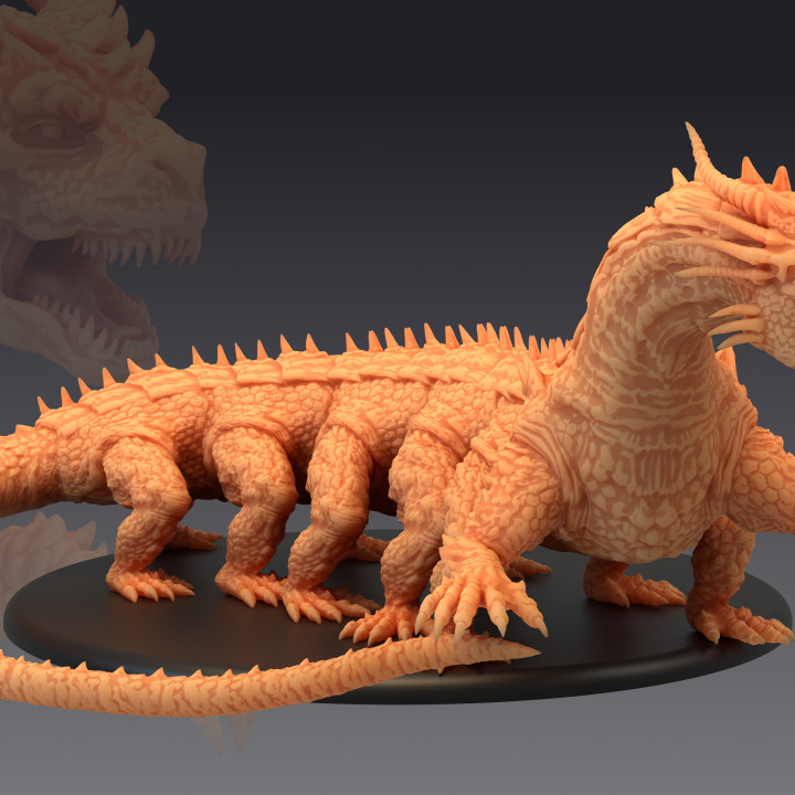 3D Printable Behir Ancient / Lightning Lizard / Classic Monster by Epic ...
